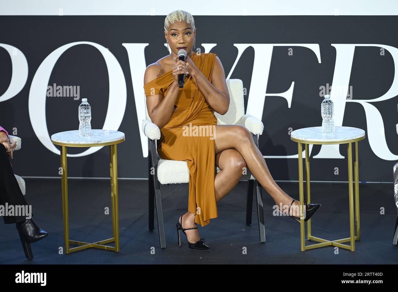 New York, USA. 14th Sep, 2023. Actress Tiffany Haddish speaks at the ...