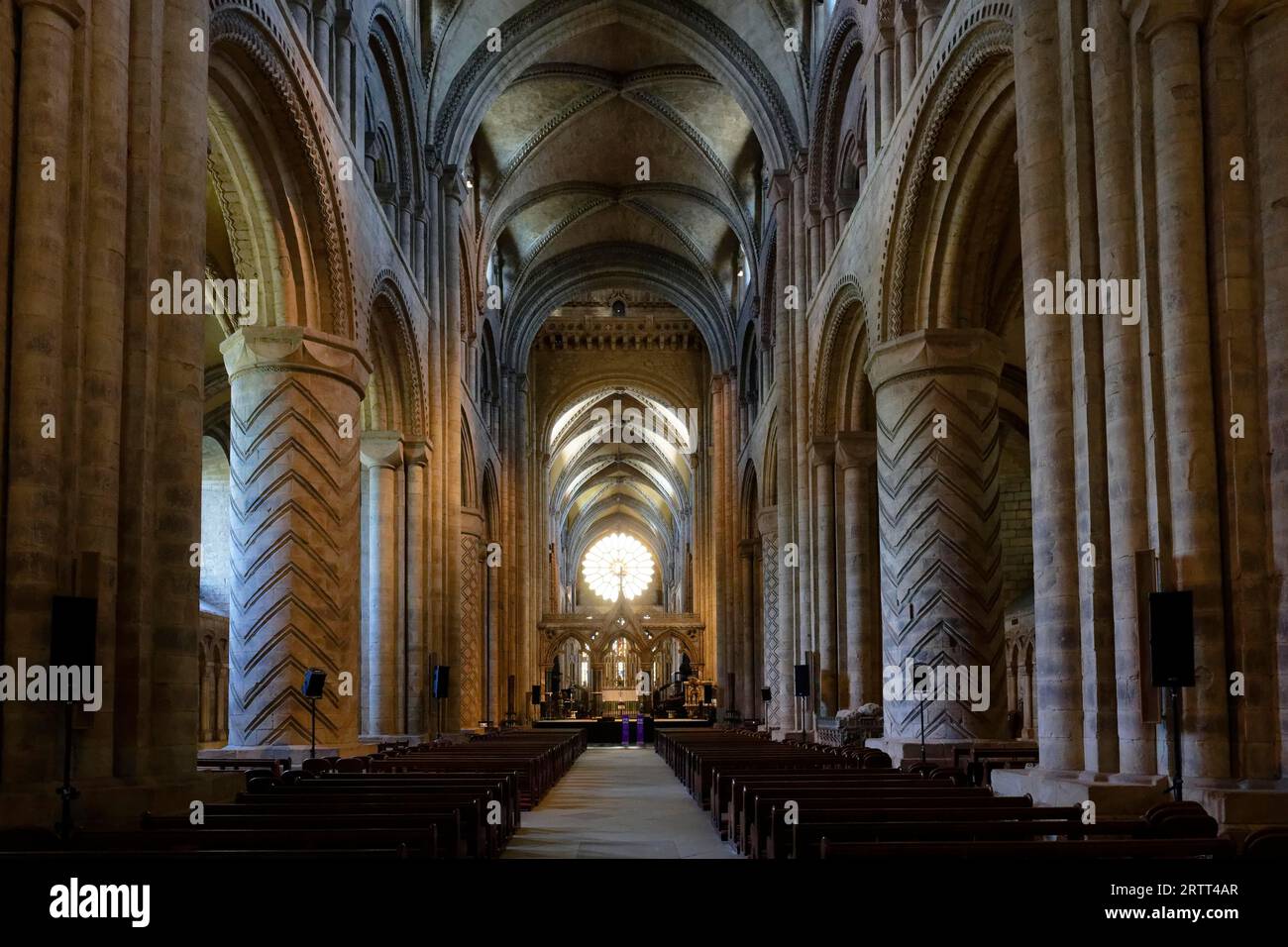 Durham cathedral interior hi-res stock photography and images - Alamy