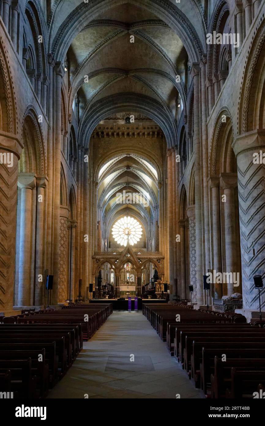 Durham cathedral interior hi-res stock photography and images - Alamy
