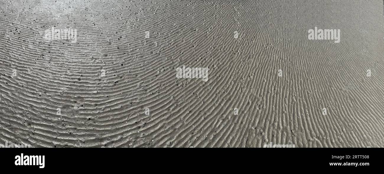 Sand structures, Wadden Sea, low tide, National Park, UNESCO World ...