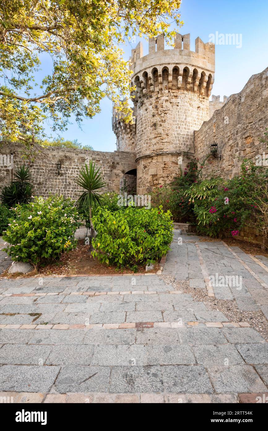 View of Palace of the Grand Master of the Knights of Rhodes, Old Rhodes ...