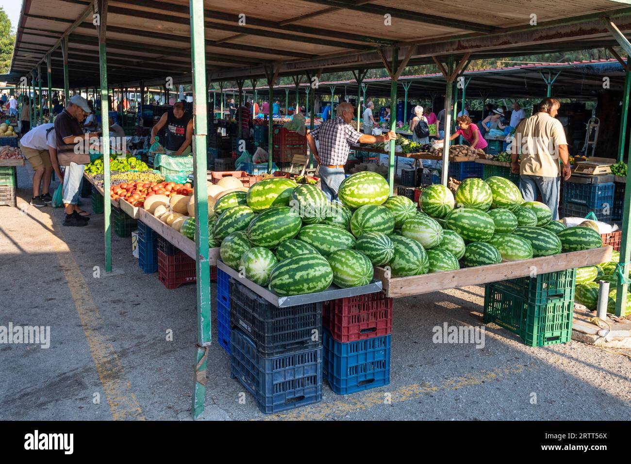 Fruit vegetables market city greece hi-res stock photography and images ...