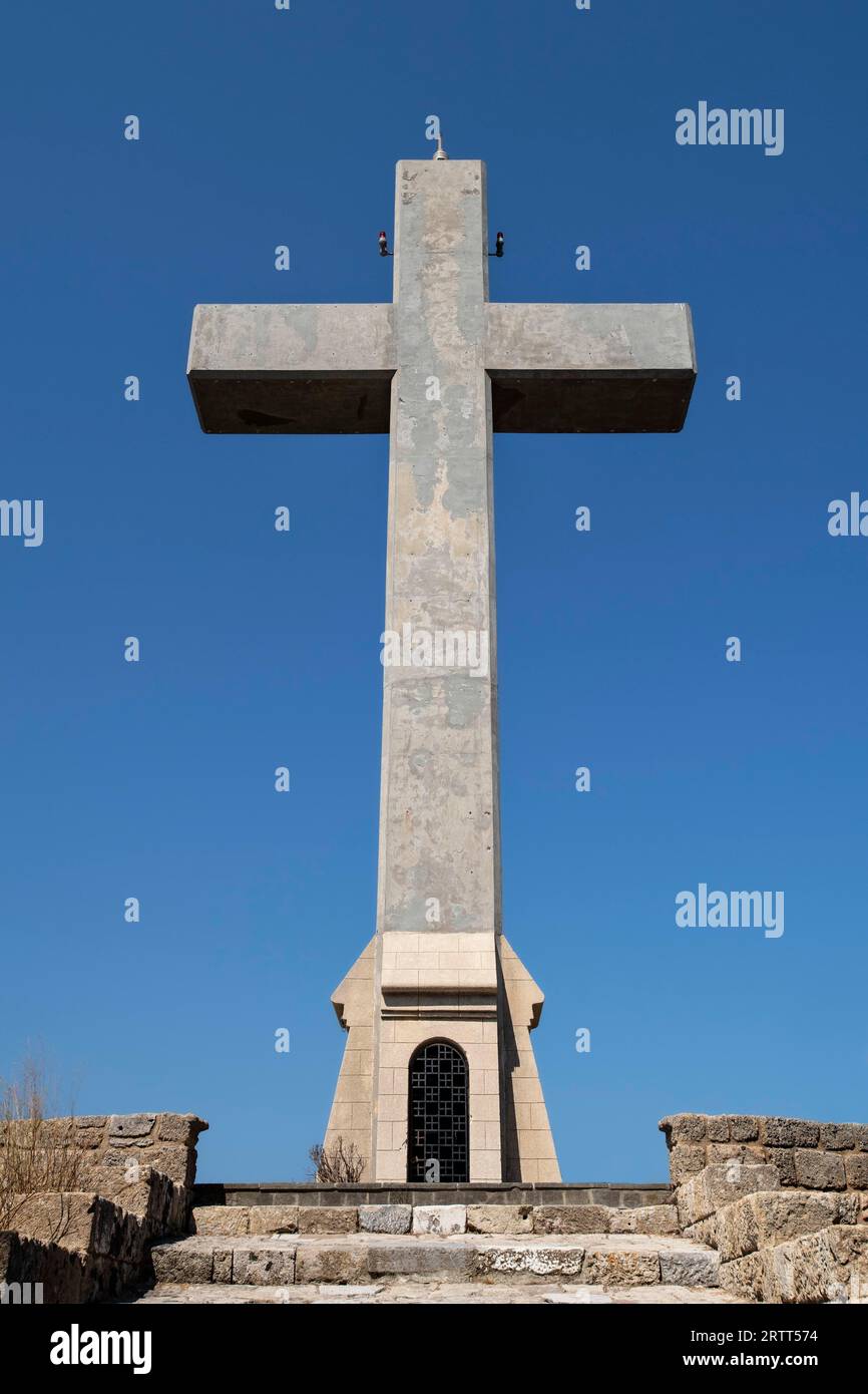 Large cross at the end of the Stations of the Cross, St John's ...