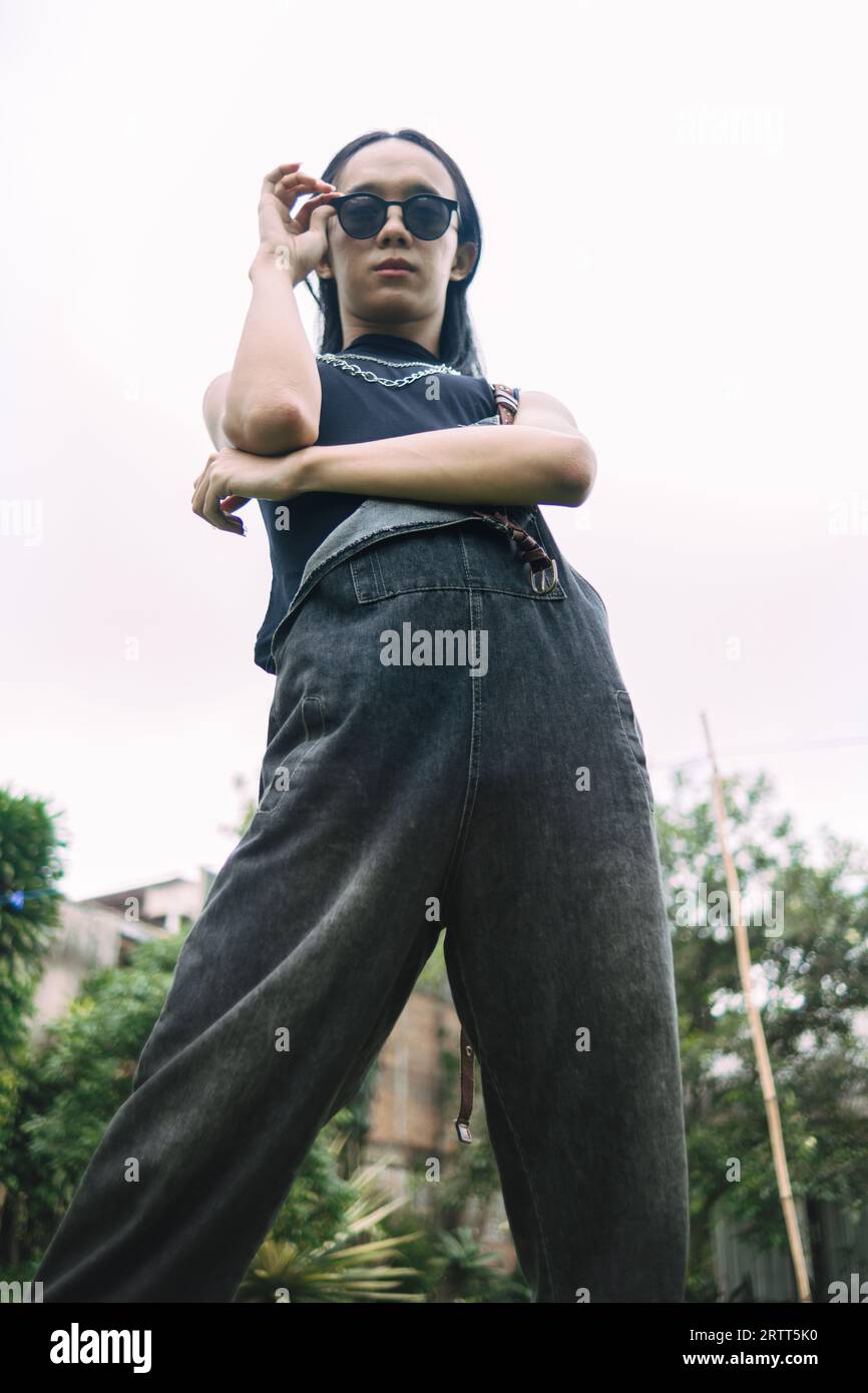 Young mulatto man standing hi-res stock photography and images - Alamy