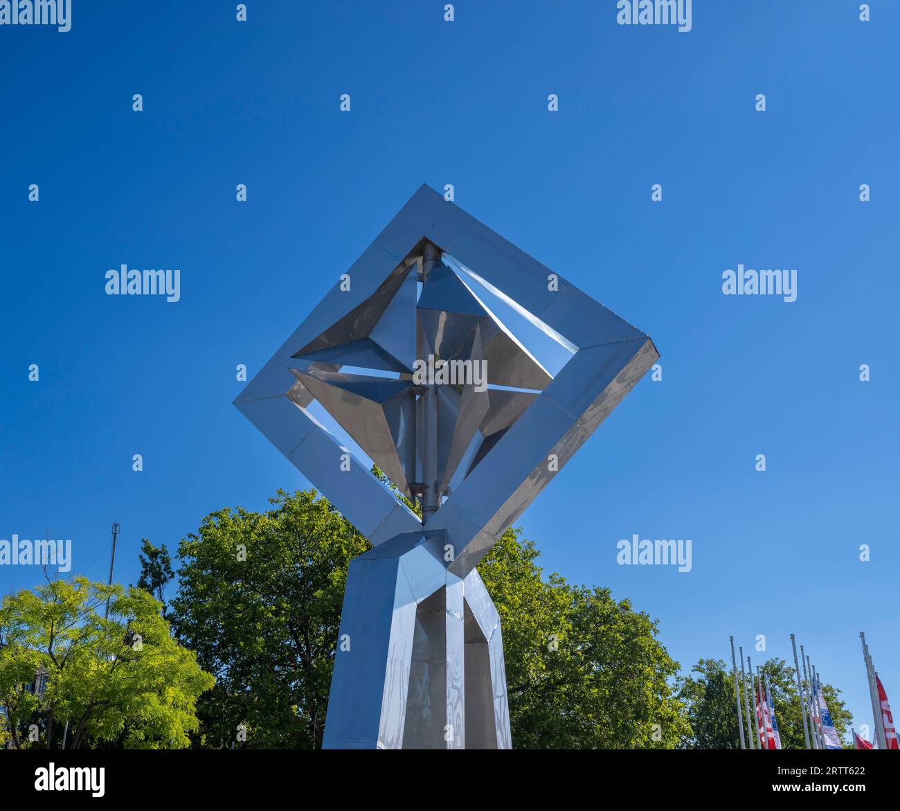 93 Games of the Wind, sculpture by Cesar Manrique, Hammarskjoeldplatz ...