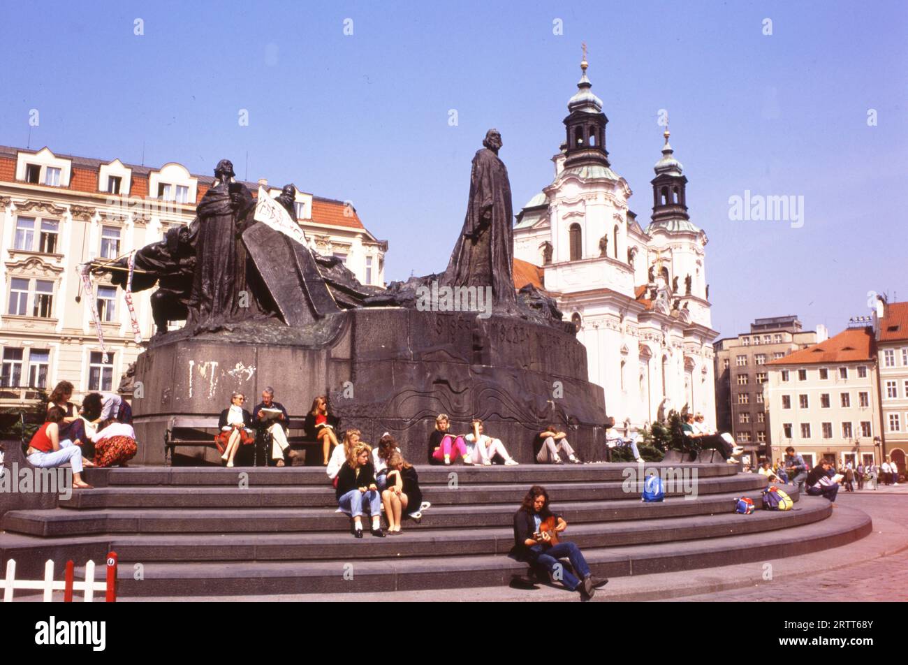 DEU, Germany: The historical slides from the times 80-90s, CSSR. Prague ...