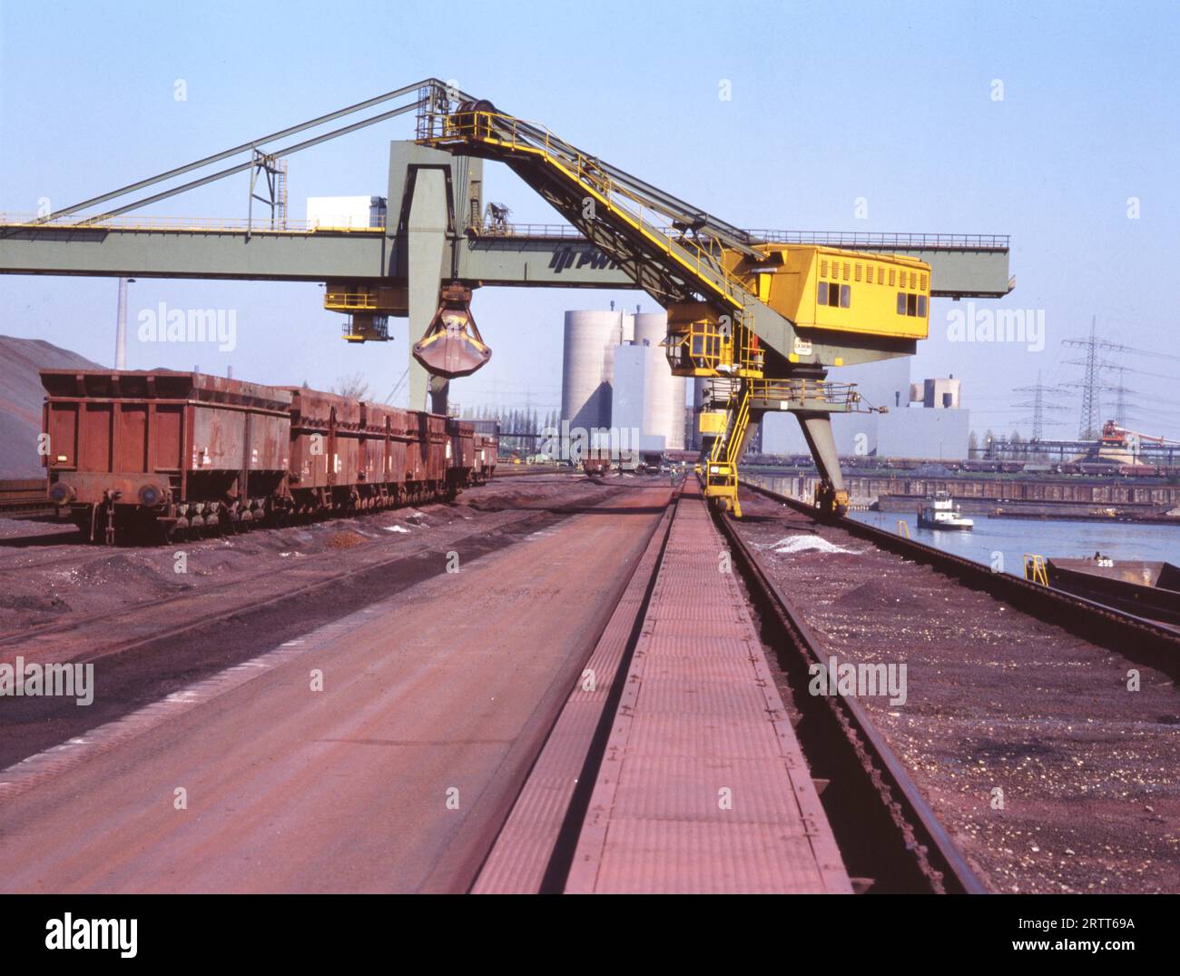 DEU, Germany: The historical slides from the times 80-90s, Duisburg ...