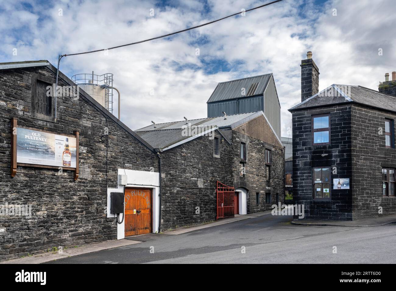 The Old Pulteney Whisky Distillery in Wick, County Caithness, Scotland ...