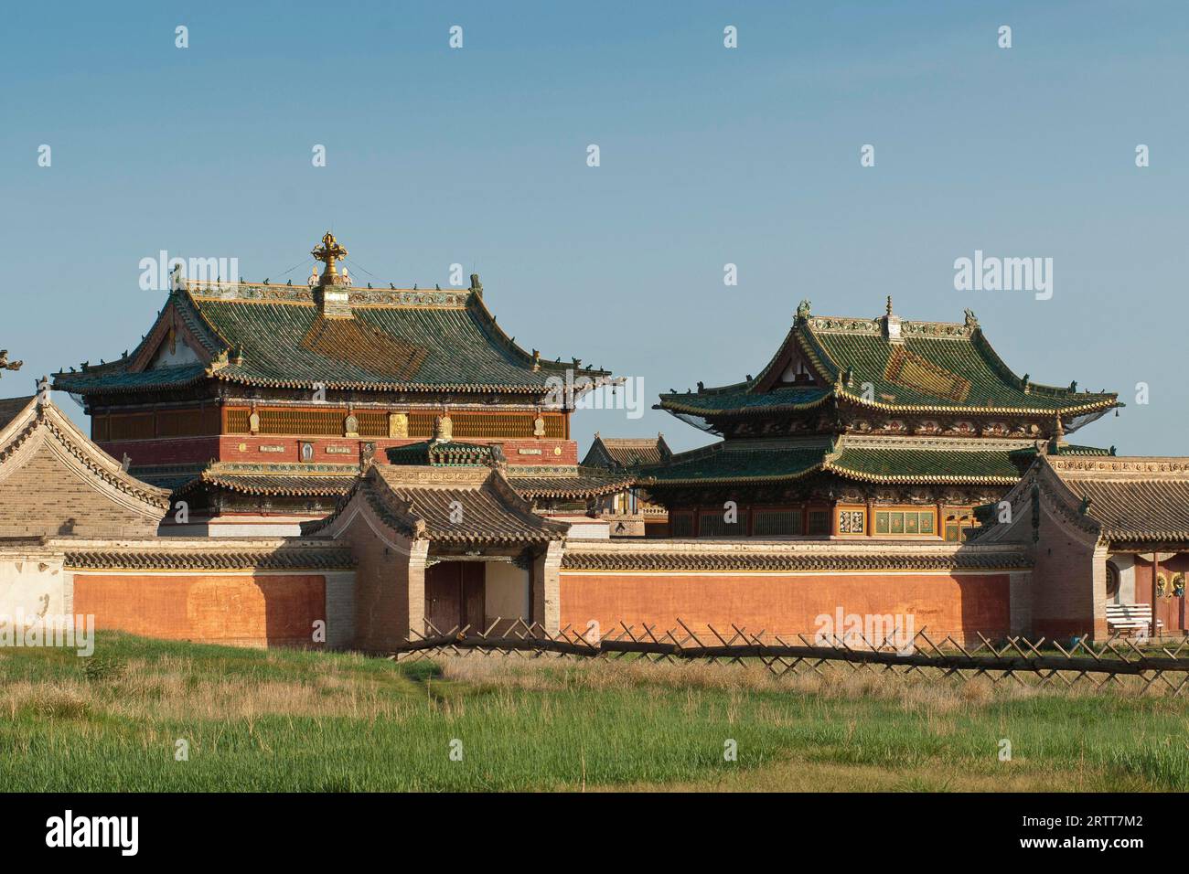 Temple in the interior of Erdene Zuu Khiid Monastery, Karakorum ...