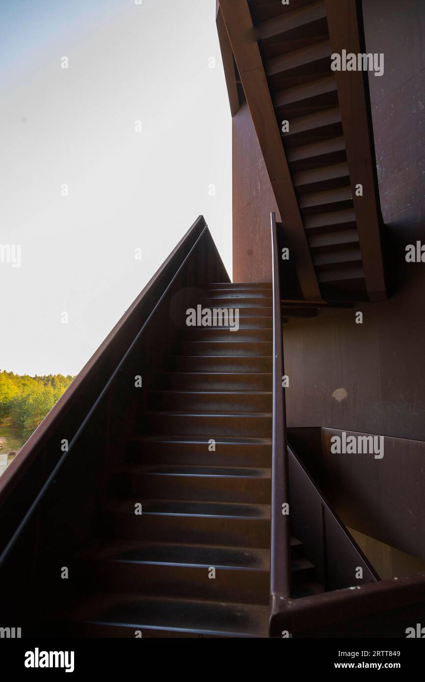 The Rusty Nail, a 30m high observation tower on the Sorno Canal, built ...