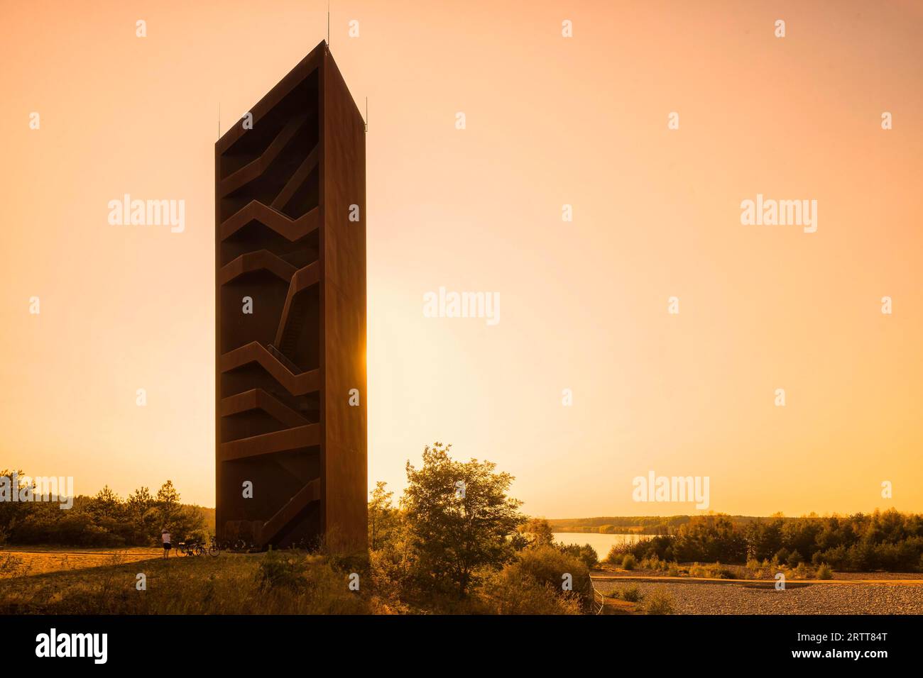 The Rusty Nail, a 30m high observation tower on the Sorno Canal, built ...