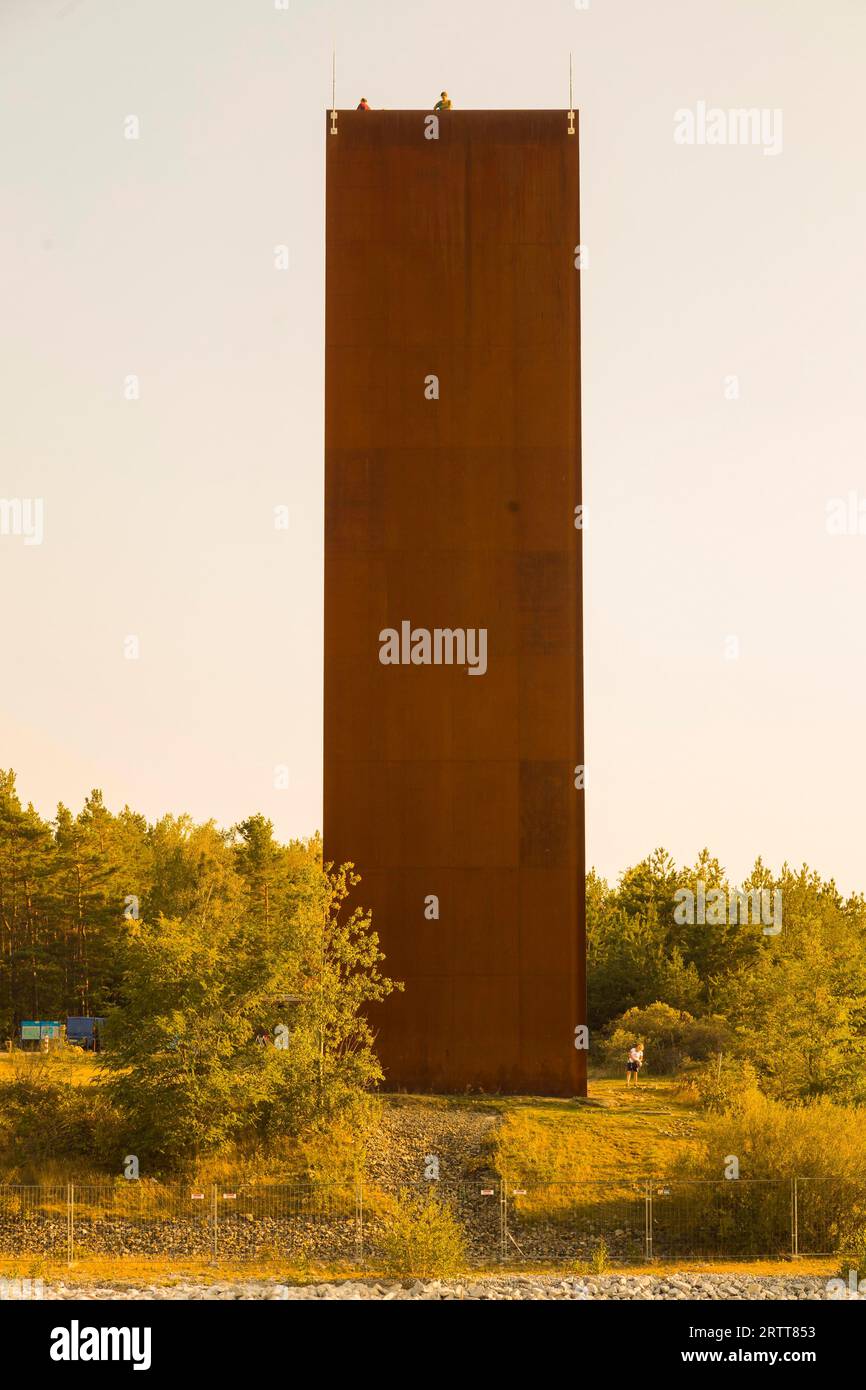 The Rusty Nail, a 30m high observation tower on the Sorno Canal, built ...
