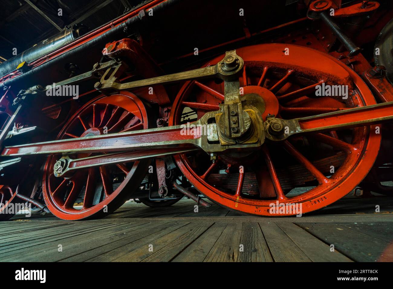 Saxon Railway Museum Chemnitz, steam locomotive 99566 Stock Photo - Alamy