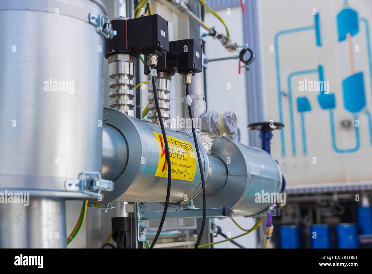 Pilot plant for fuel production. Here, carbon neutral fuel is produced ...