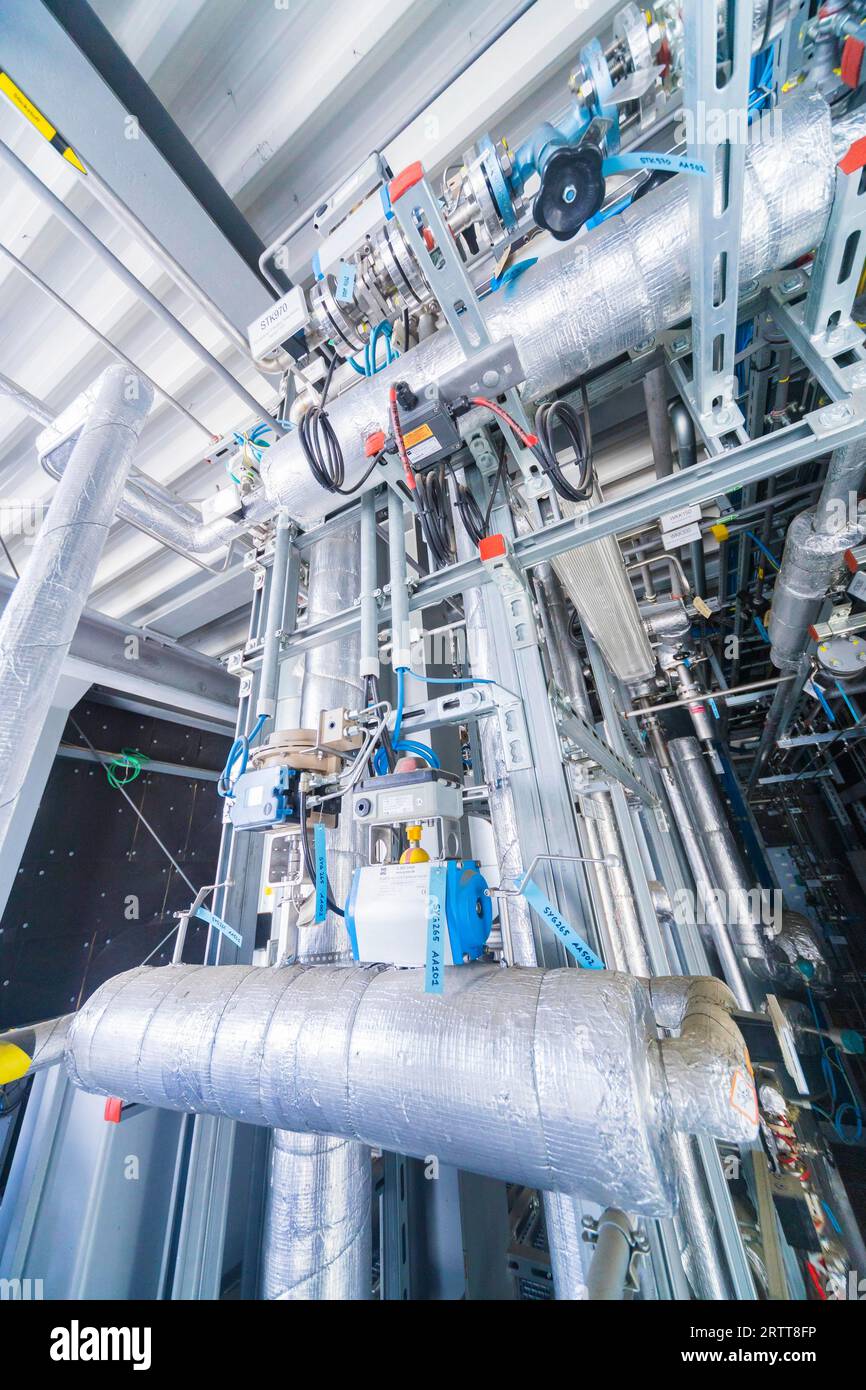 Pilot plant for fuel production. Here, carbon neutral fuel is produced ...