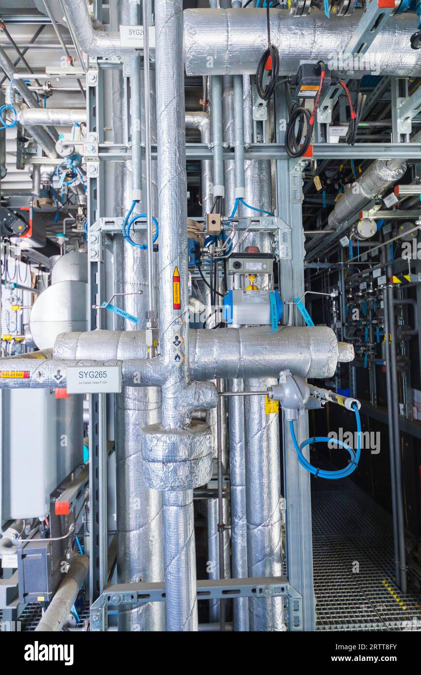 Pilot plant for fuel production. Here, carbon neutral fuel is produced ...