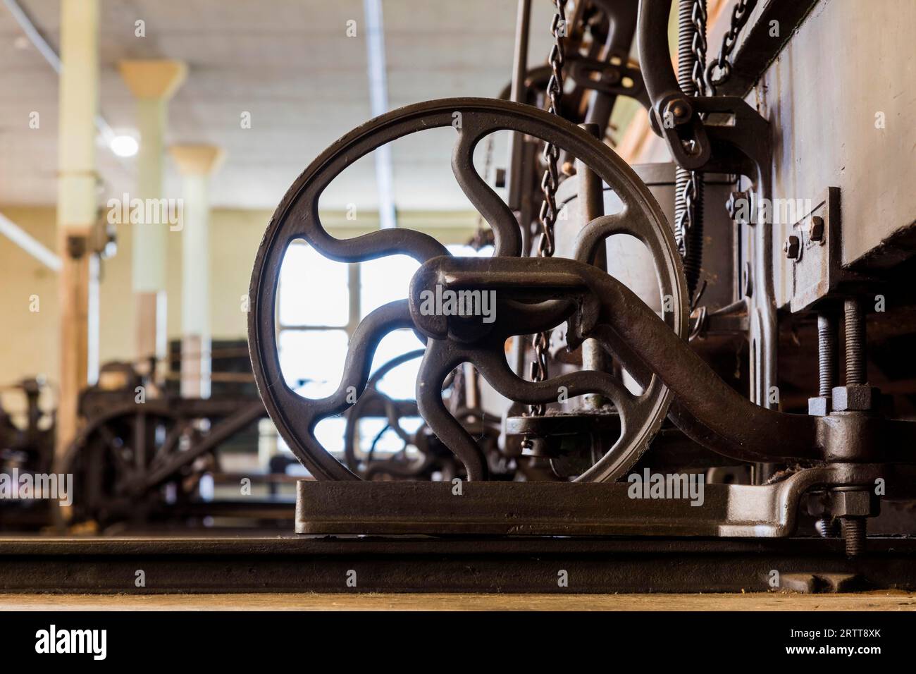 Cloth factory Gebr. Pfau in Crimmitschau Stock Photo - Alamy