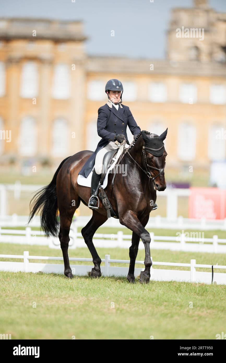 Katie Magee of Great Britain with Treworra during the dressage test at ...