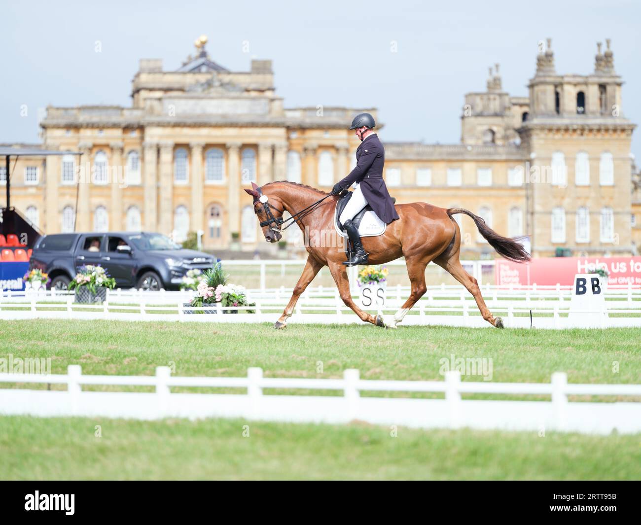 Matthew Heath of Great Britain with Sugar Rush Th during the dressage ...