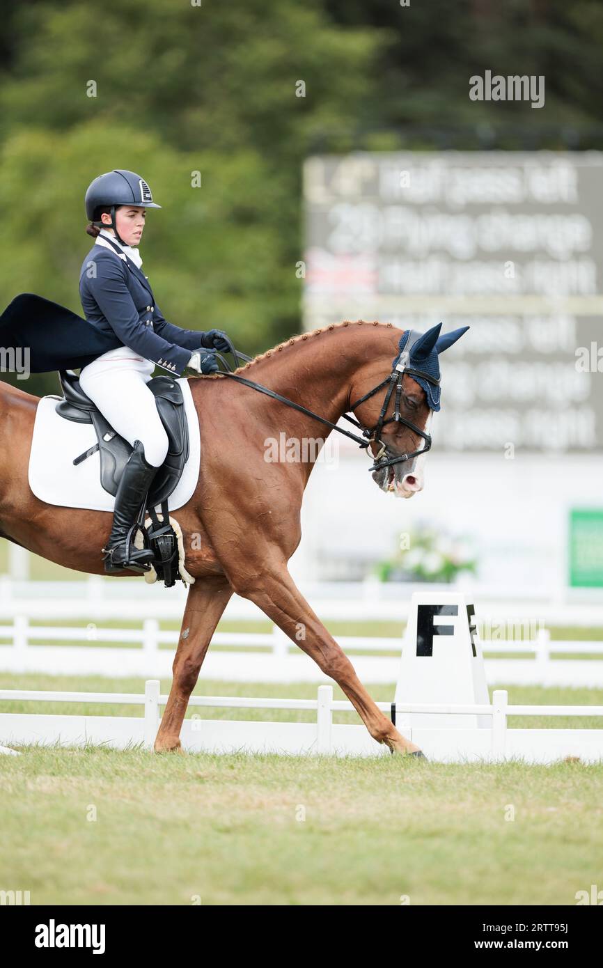 Georgia Bartlett of Great Britain with Spano De Nazca during the ...
