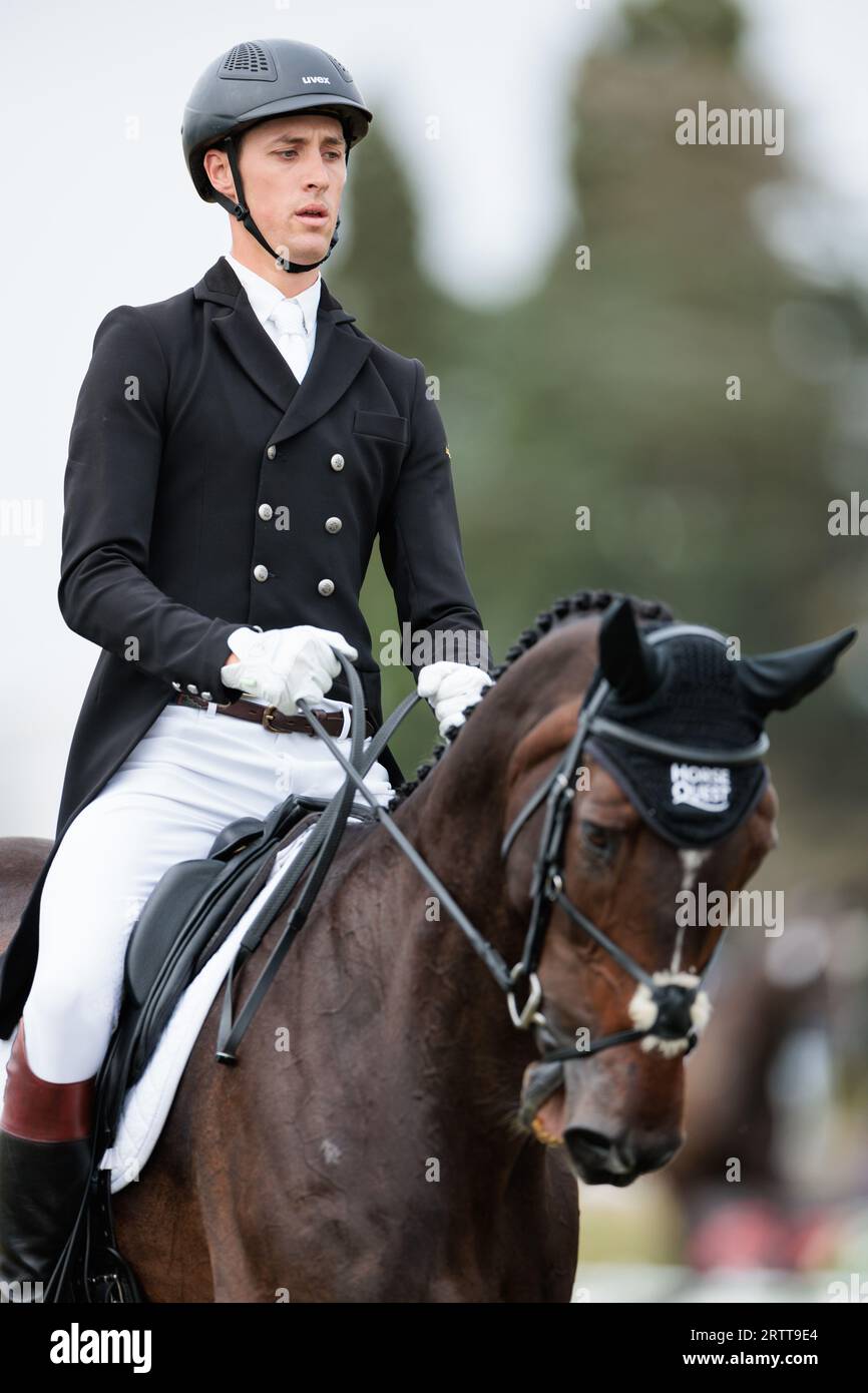 Will Rawlin of Great Britain with Ballycoog Breaker Boy during the ...