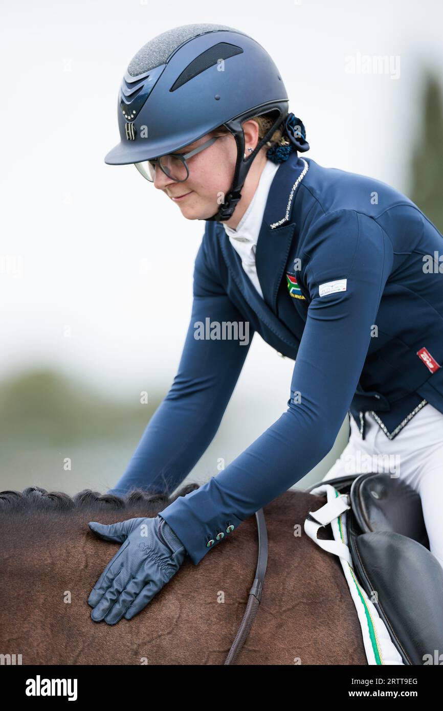 Alexandra Munn of South Africa with The Spice Merchant during the ...