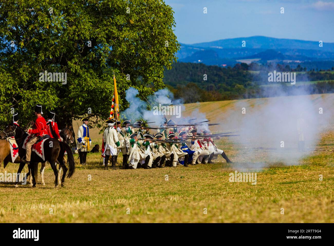 Battle of Maxen Stock Photo - Alamy