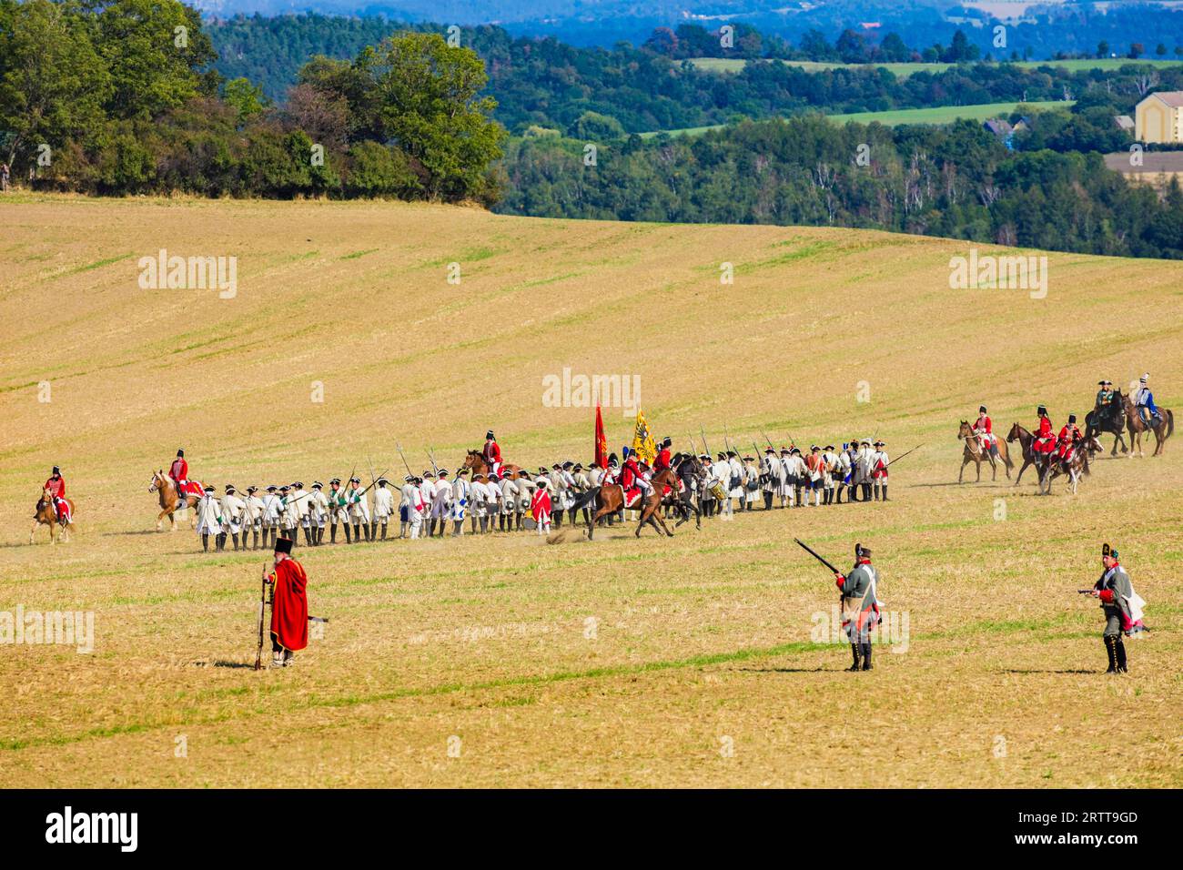 Battle of Maxen Stock Photo - Alamy