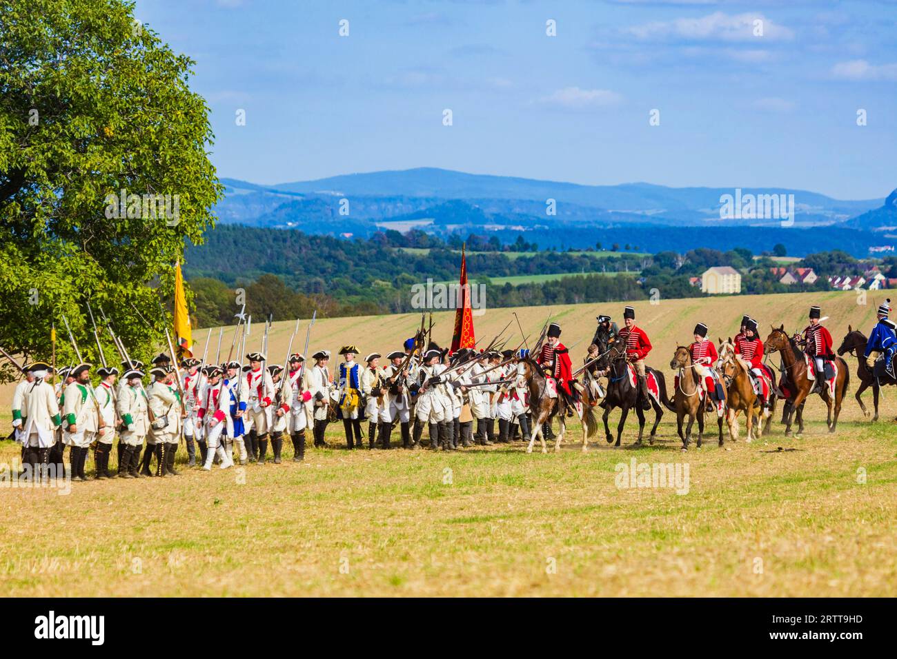 Battle of Maxen Stock Photo - Alamy