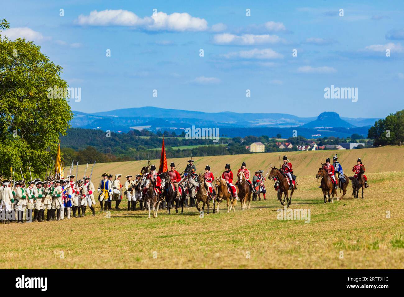 Battle of Maxen Stock Photo - Alamy