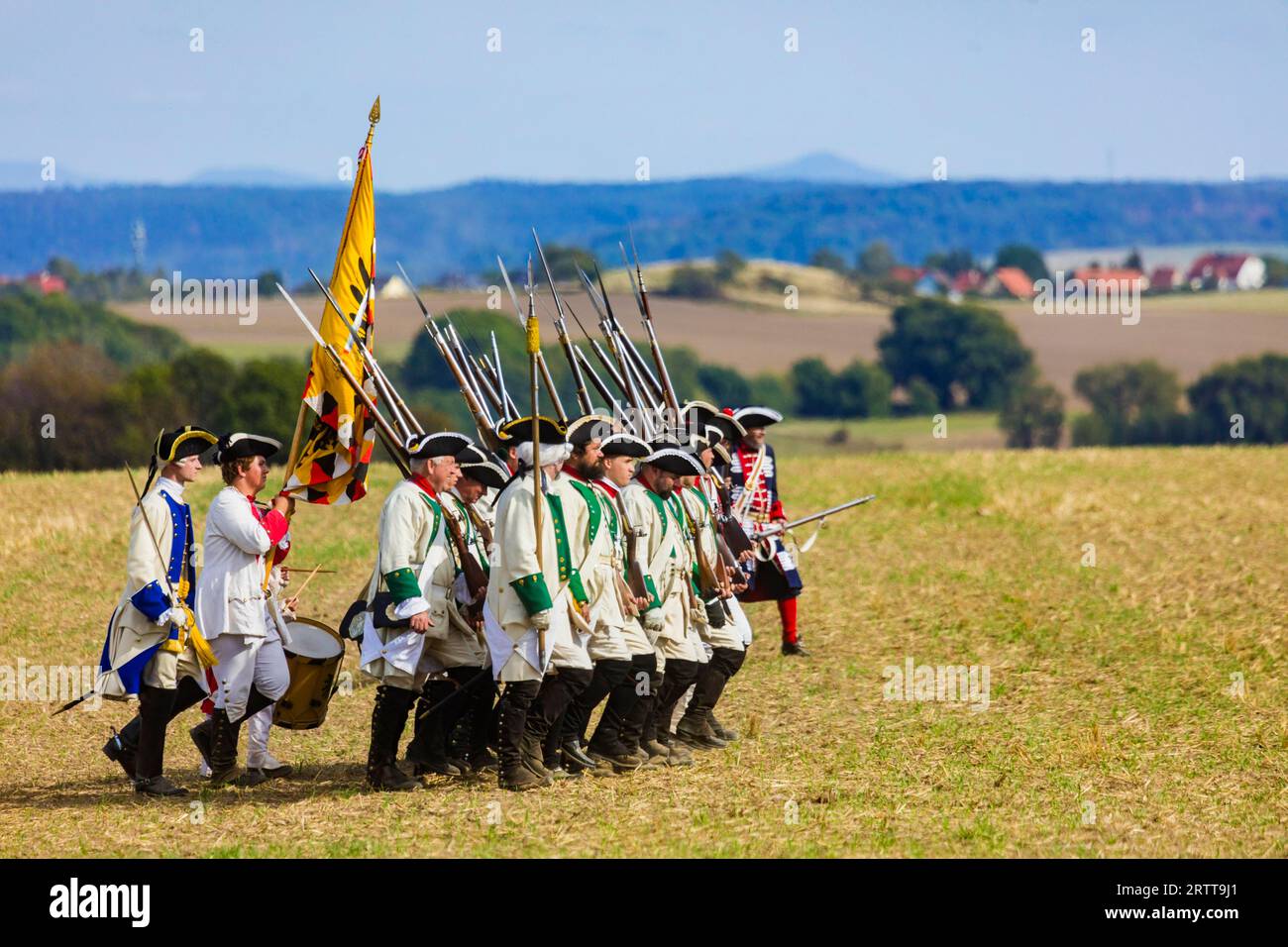 Battle of Maxen Stock Photo - Alamy