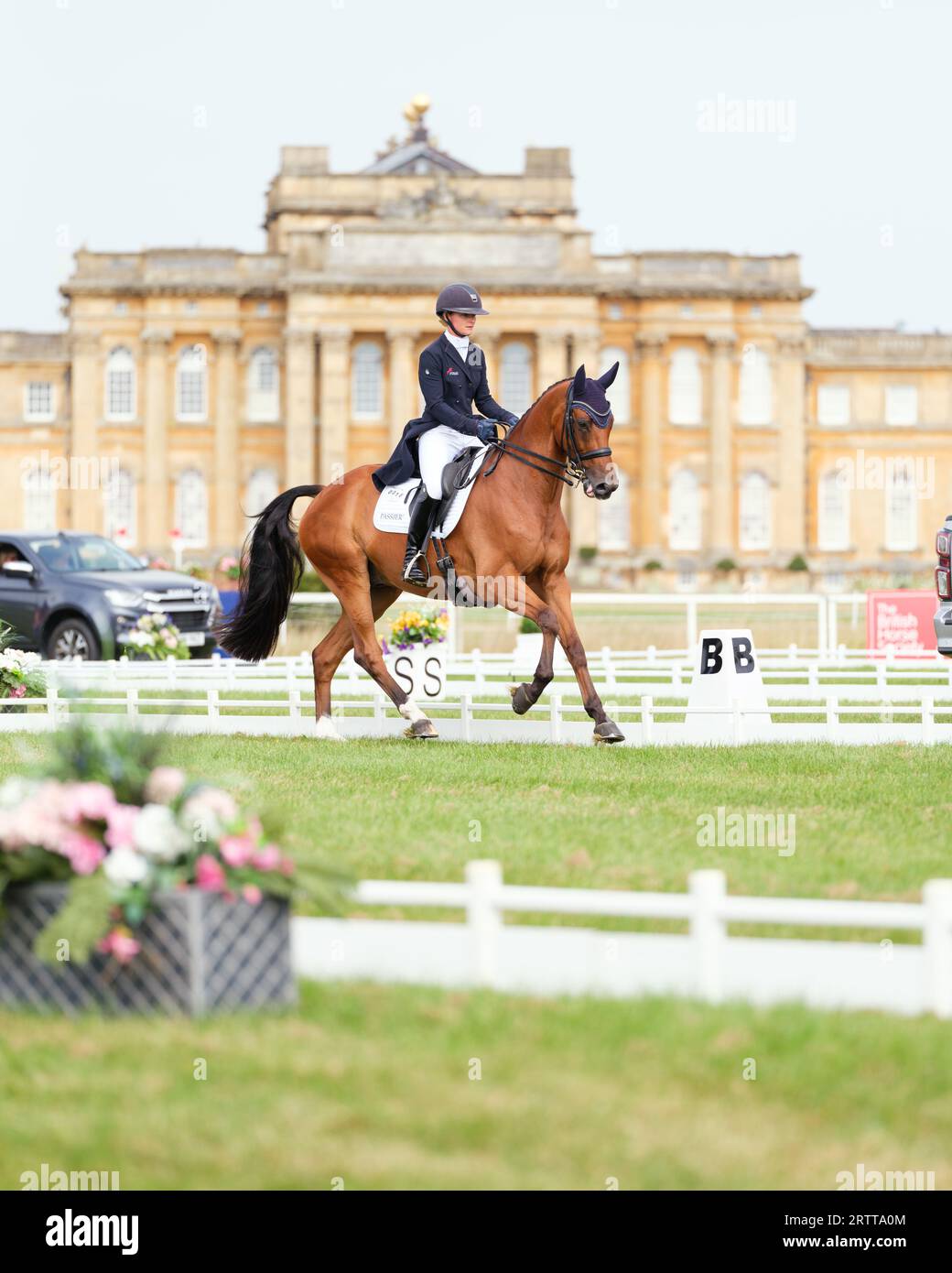 Julia Krajewski of Germany with Ero De Cantraie during the dressage ...
