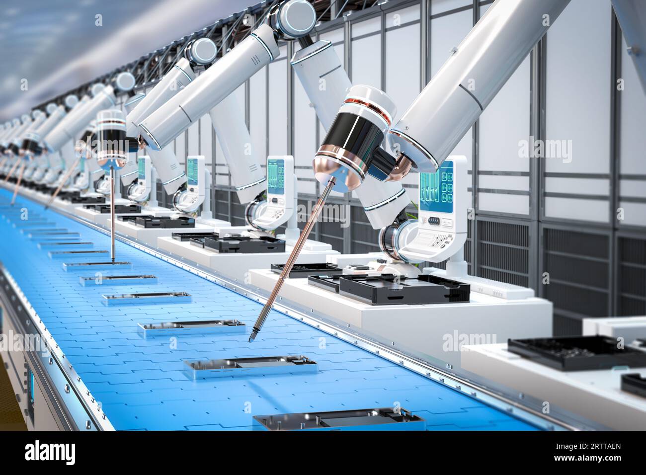 Mobile manufacturing assembly line hi-res stock photography and images ...