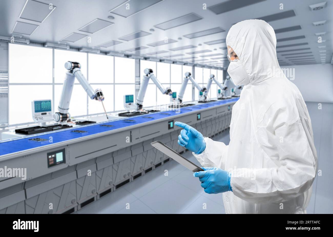 Smart phone assembly line hi-res stock photography and images - Alamy