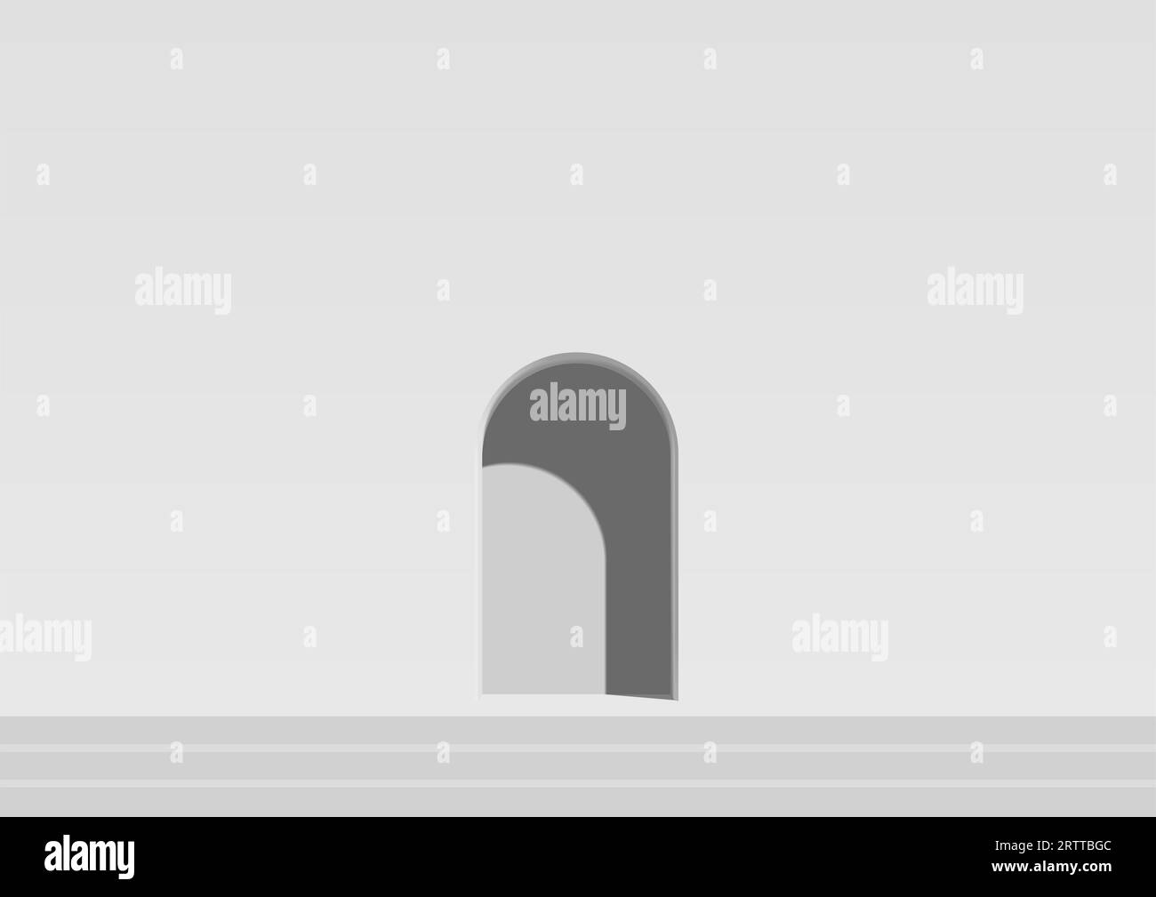 vector illustration image with single flooring with empty space Stock ...