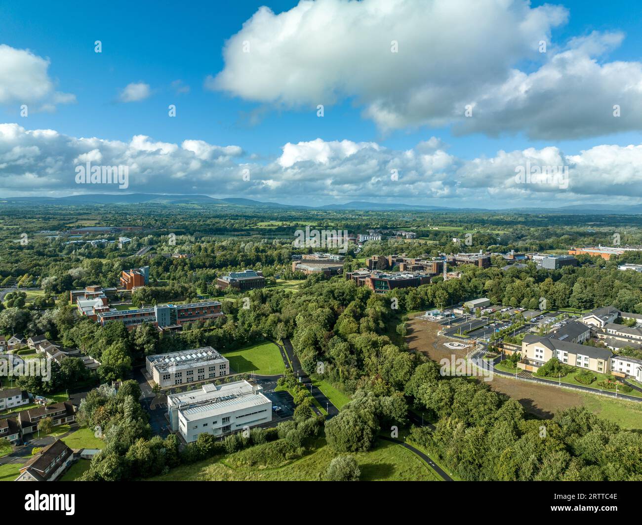 Aerial view of Limerick University in Castleroy Stock Photo - Alamy