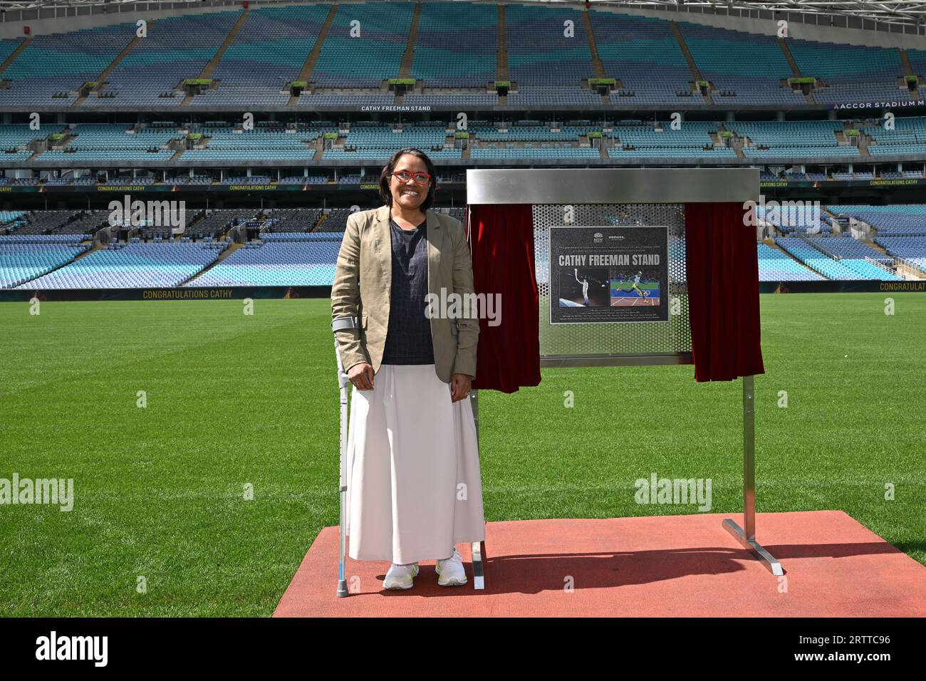 Sydney, Australia. 15th Sep, 2023. Olympic champion Cathy Freeman ...