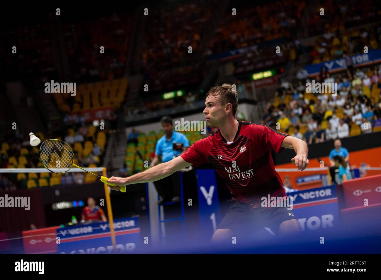 Hong Kong, China. 14th Sep, 2023. Rasmus Gemke of Denmark plays during ...