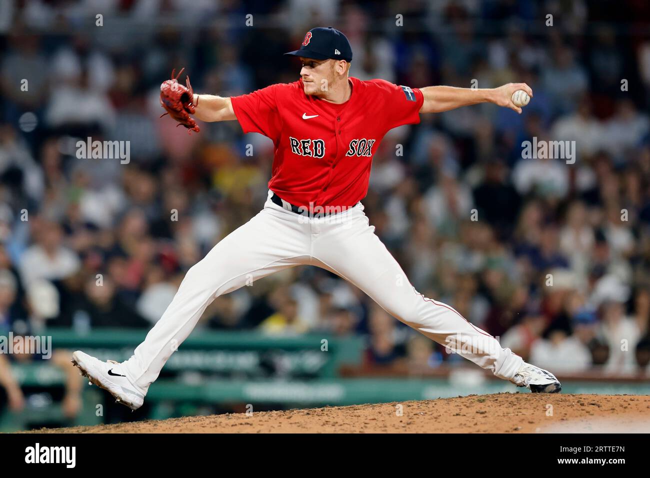 Boston Red Sox relief pitcher Brandon Walter pitches against the New ...