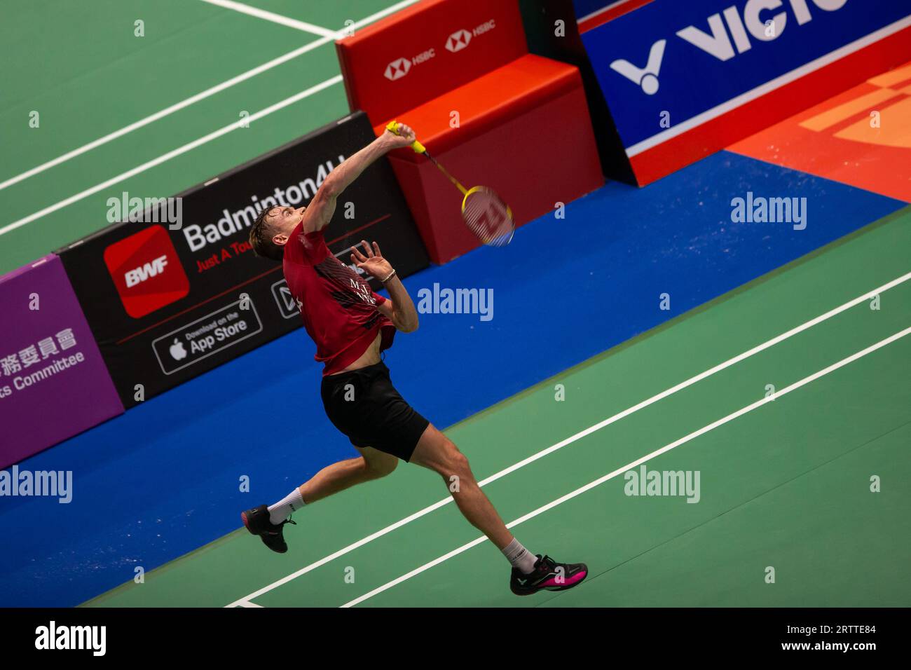 Hong Kong, China. 14th Sep, 2023. Rasmus Gemke of Denmark plays during ...
