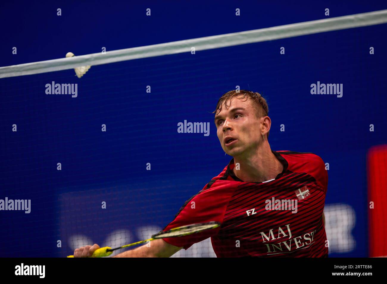 Hong Kong, China. 14th Sep, 2023. Rasmus Gemke of Denmark plays during ...