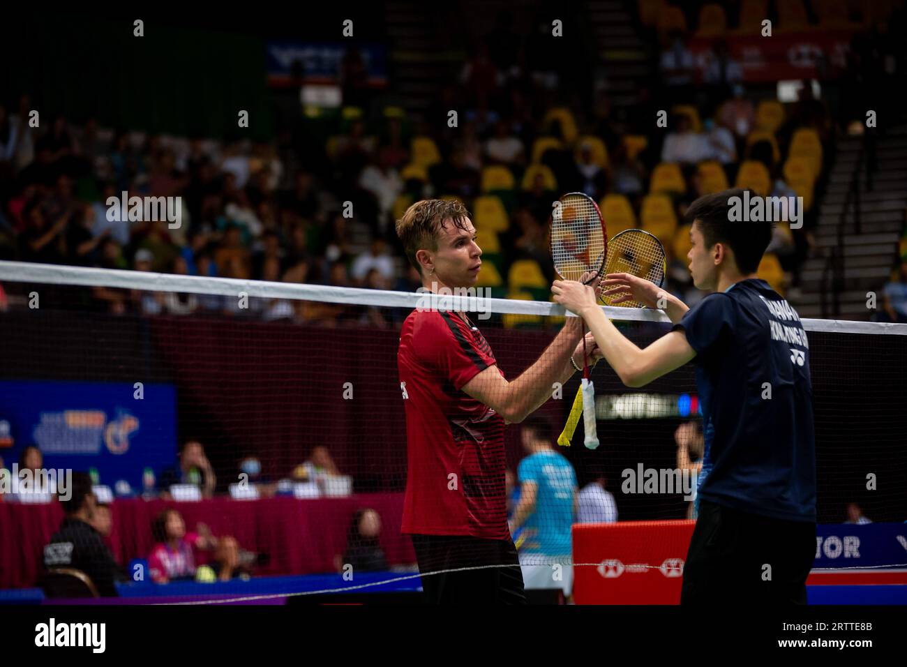 Hong Kong, China. 14th Sep, 2023. (L-R) Rasmus Gemke of Denmark and ...