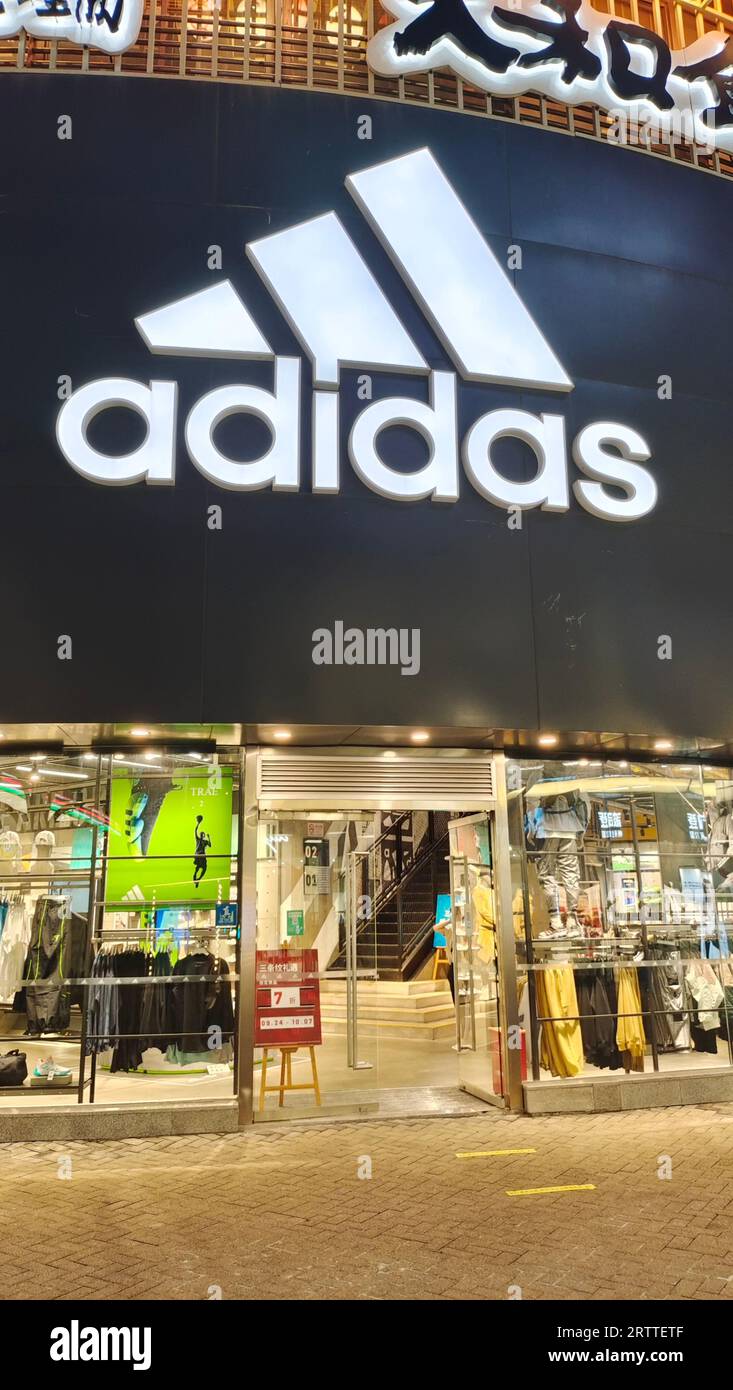 (FILE) A flagship store of sportswear brand adidas is seen in Shanghai ...