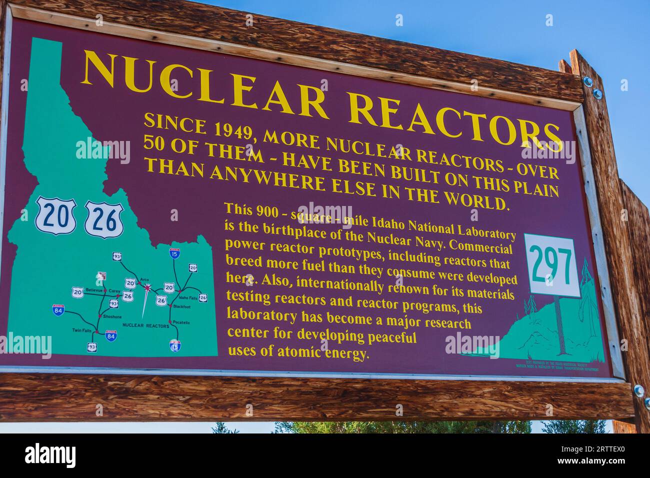 Nuclear reactor historic marker hi-res stock photography and images - Alamy