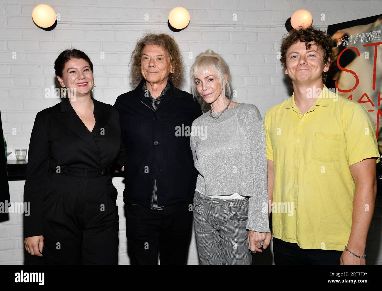 Musician Jerry Harrison, second from left, poses with family members at ...