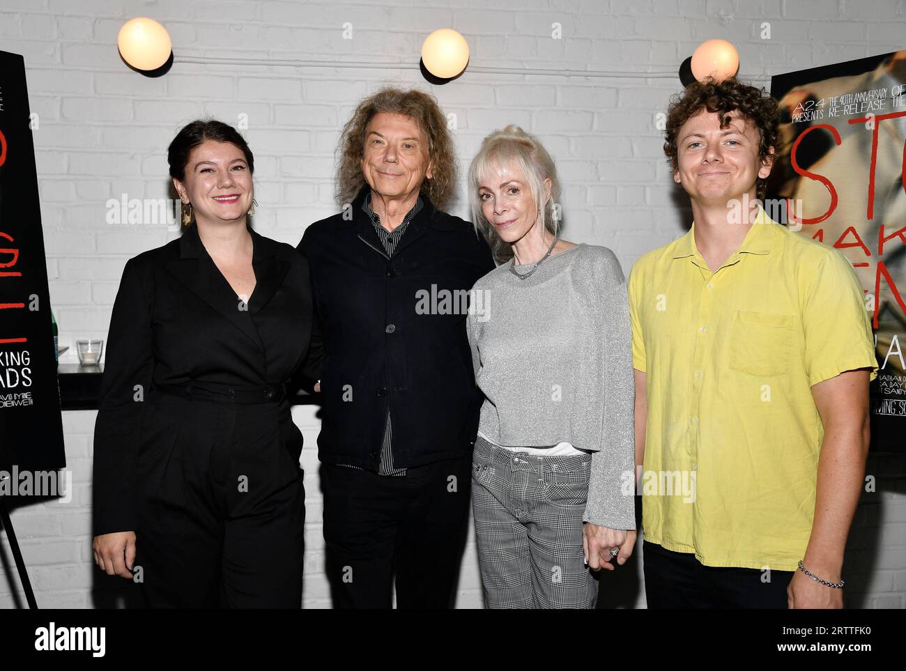 Musician Jerry Harrison, second from left, poses with family members at ...