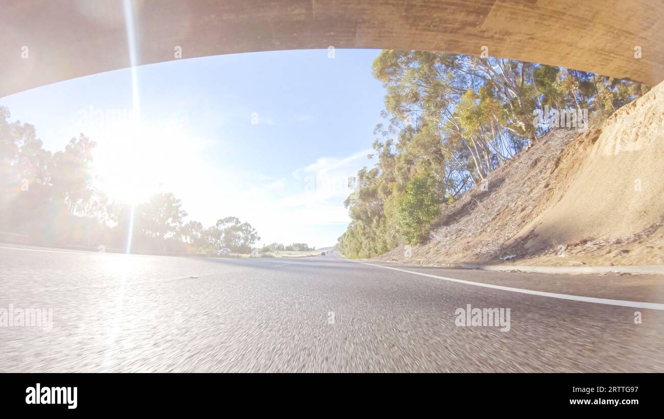 Daytime Journey on HWY 101 Near California Coast Stock Photo - Alamy