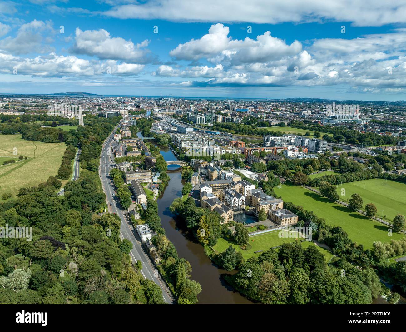 Dublin trinity college aerial hi-res stock photography and images - Alamy