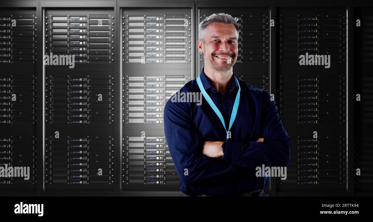 Data Center Maintenance Service Engineer. Technology Solution Stock ...