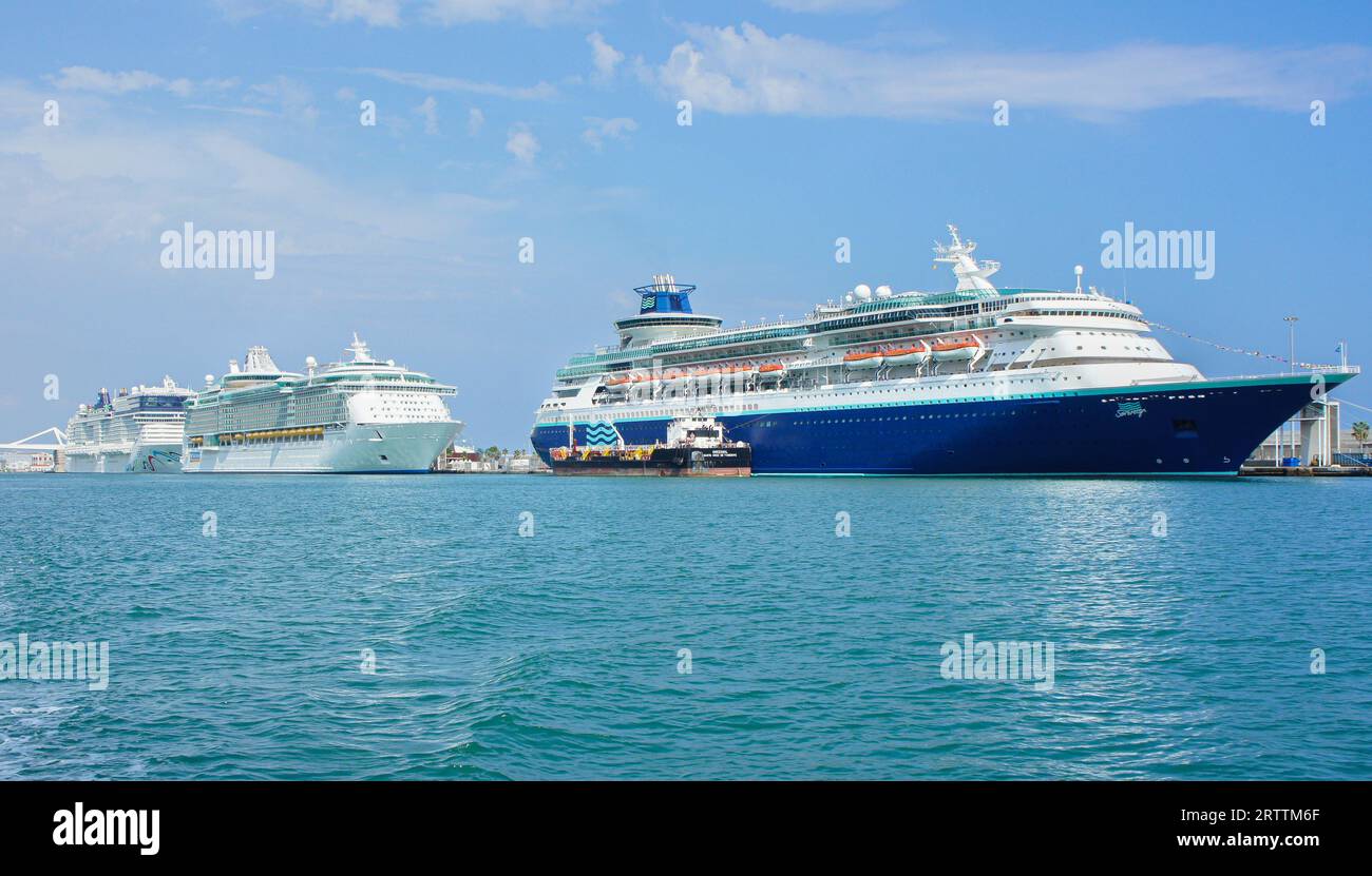 Cruise ship Sovereign (former Royal Caribbean Sovereign of the Seas ...